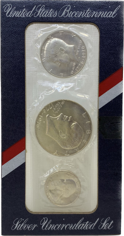 Bicentennial Silver Uncirculated Set 1976 S Stati Uniti d'America