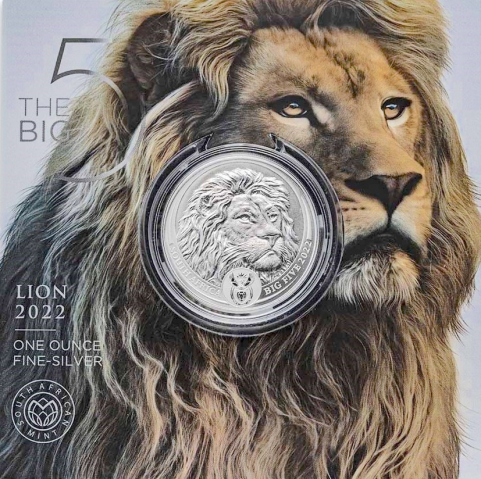 5 Rand Big Five II - Lion 2022 Sud Africa