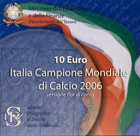 10 € Italia campione del mondo di Calcio 2006