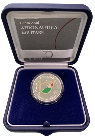 5 € 100° anniversario dell'Aeronautica Militare 2023 Italia