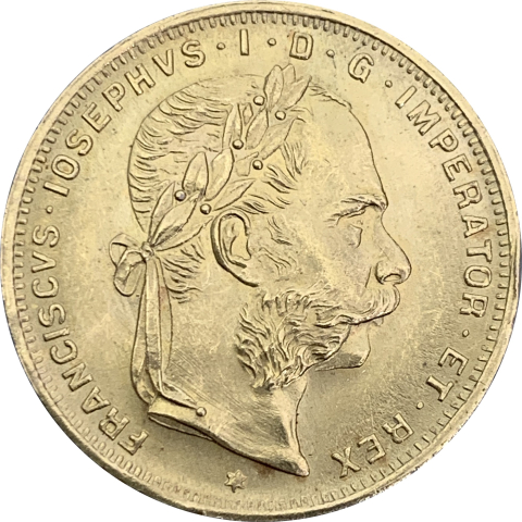 8 Florin 1892 Francis Joseph I Austria