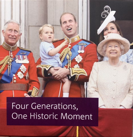 5 £ Four Generations of Royalty 2018 Gran bretagna