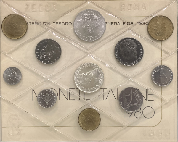 Serie divisionale 1980 Italia